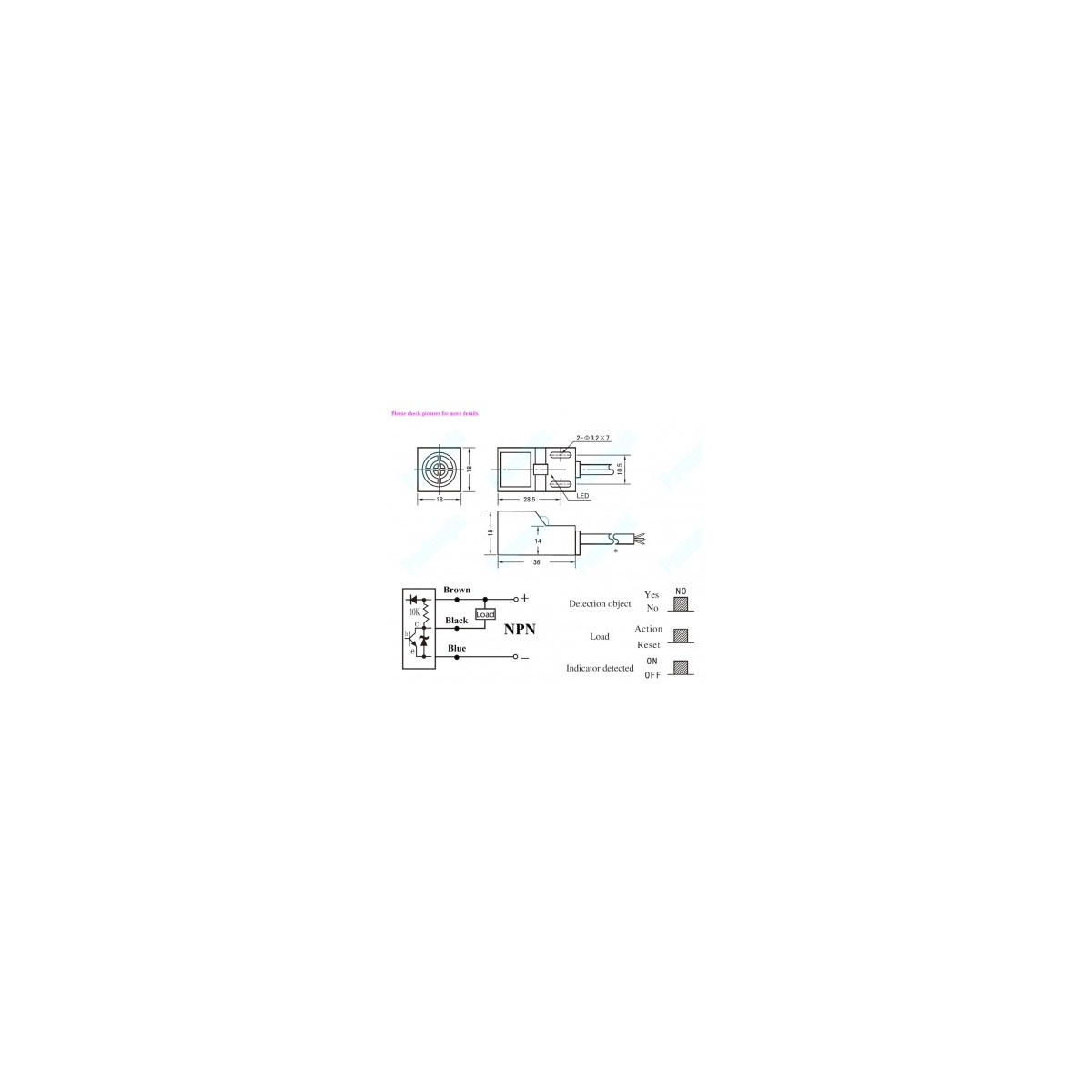 SN04-N Inductive Proximity Sensor SN04-N Inductive Proximity Sensor