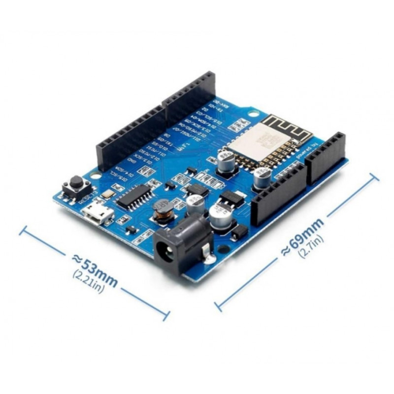 Wemos Wifi Esp8266 In Arduino Uno Form Factor
