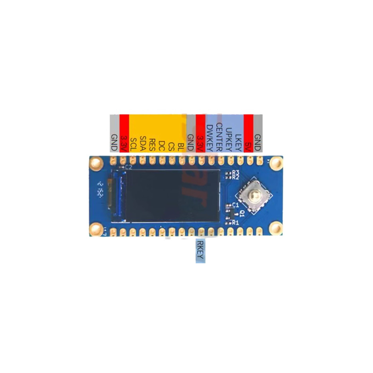 Esp32 Core Development Board With Lcd Display With 5 Way Switch